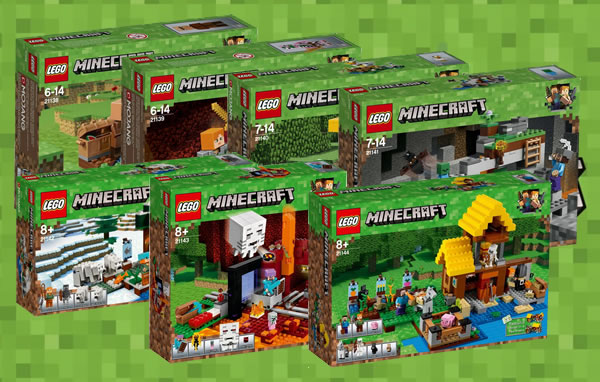 Nouveautés LEGO Minecraft 2018 : premiers visuels officiels - HOTH BRICKS