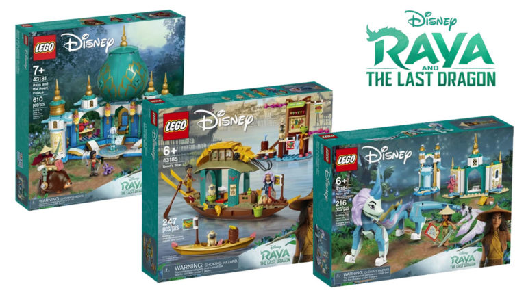Raya and The Last Dragon : les visuels officiels des sets LEGO Disney ...