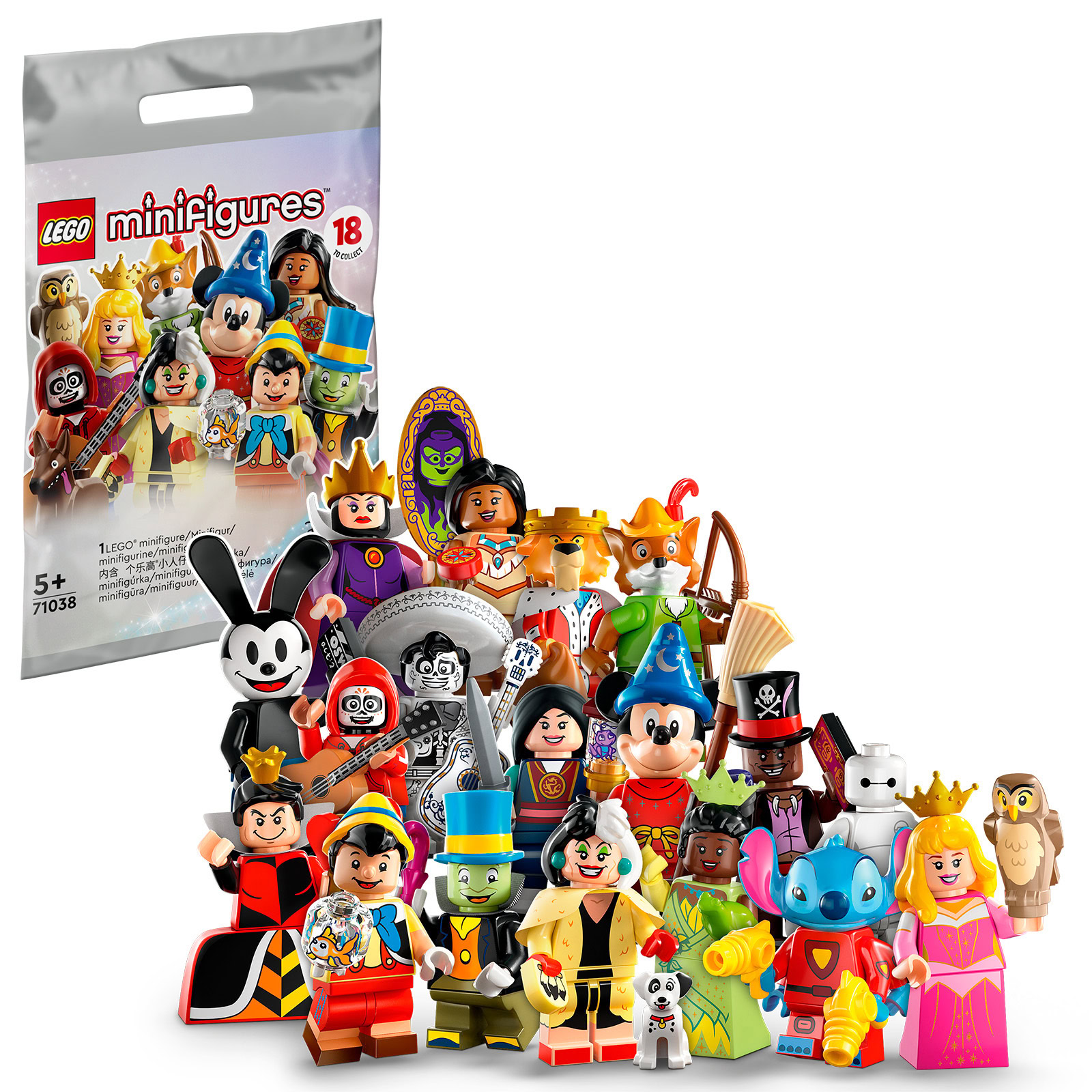 LEGO 71038 Disney 100th Celebration Collectible Minifigures Series ...