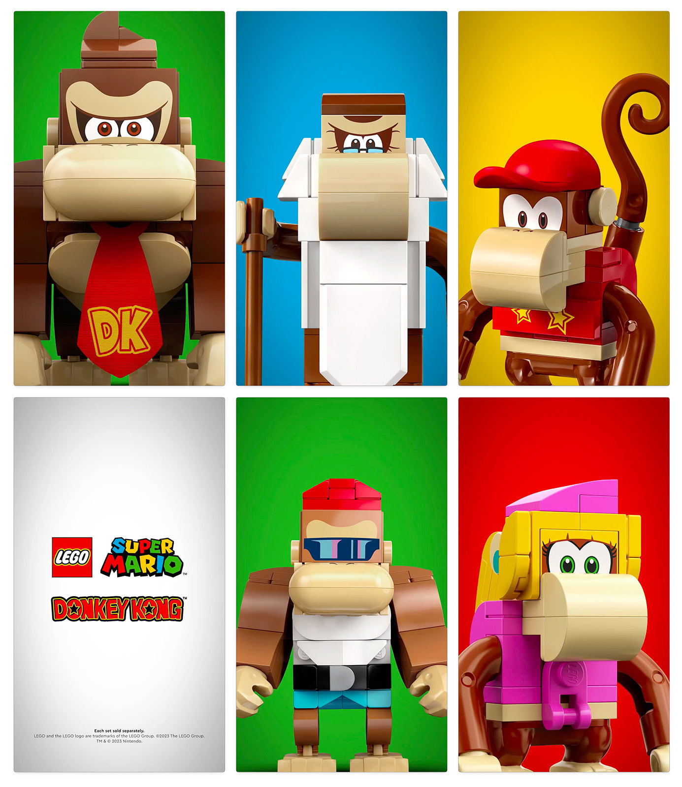 LEGO Super Mario : quelques personnages de l'univers LEGO Donkey Kong ...