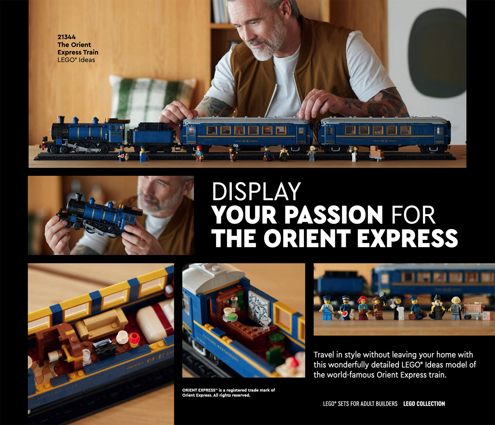 LEGO IDEAS 21344 The Orient Express Train : premiers visuels officiels ...