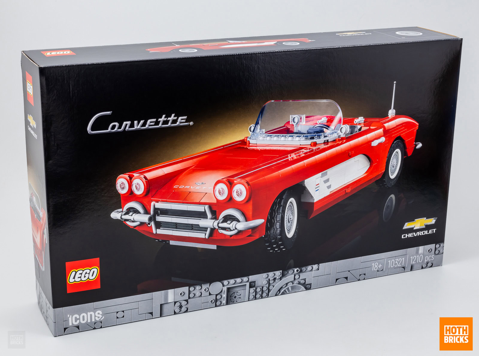 Concours : Un exemplaire du set LEGO ICONS 10321 Corvette à gagner ...