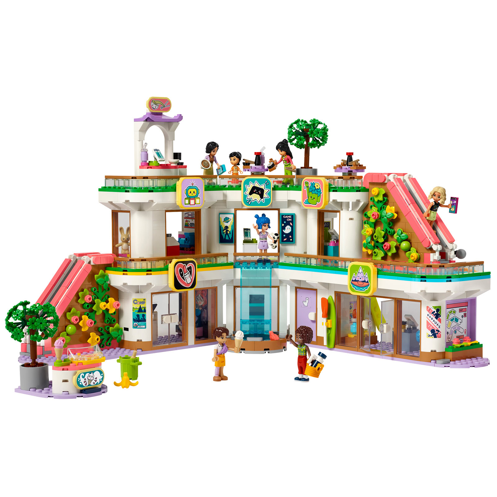 Nouveauté LEGO Friends 2024 : le set 42604 Heartlake City Shopping Mall ...