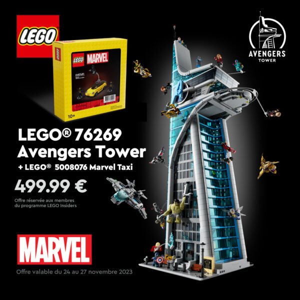 On the LEGO Shop: the LEGO Marvel 76269 Avengers Tower set is available ...