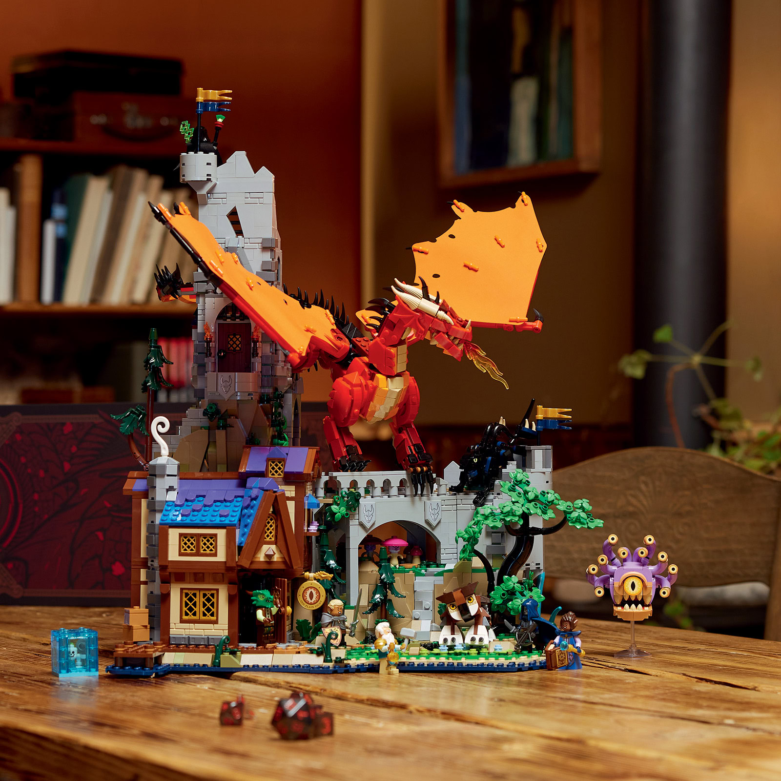 LEGO IDEAS 21348 Dungeons & Dragons Red Dragon's Tale : le set est en ...