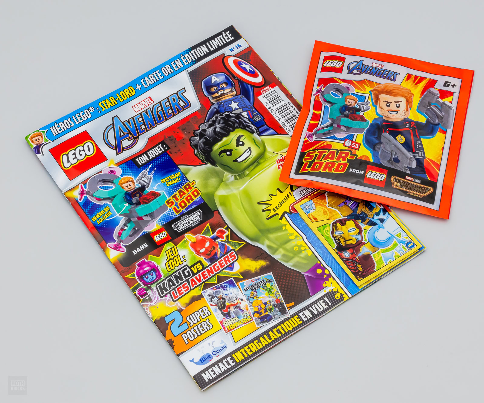 On newsstands: the May 2024 issue of the official LEGO Marvel Avengers ...