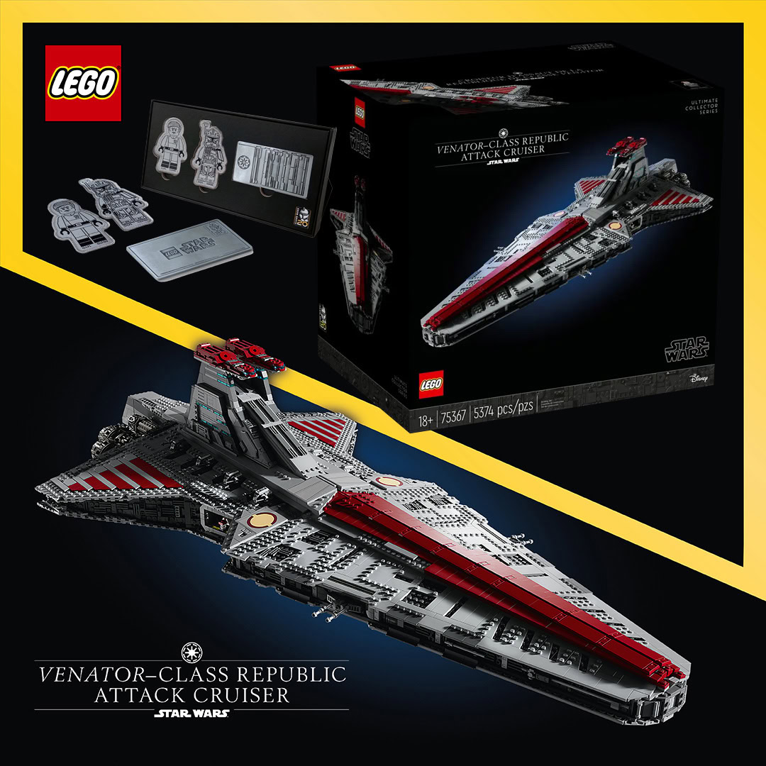 Sur le Shop LEGO le set LEGO Star Wars 75367 Venator-Class Republic ...