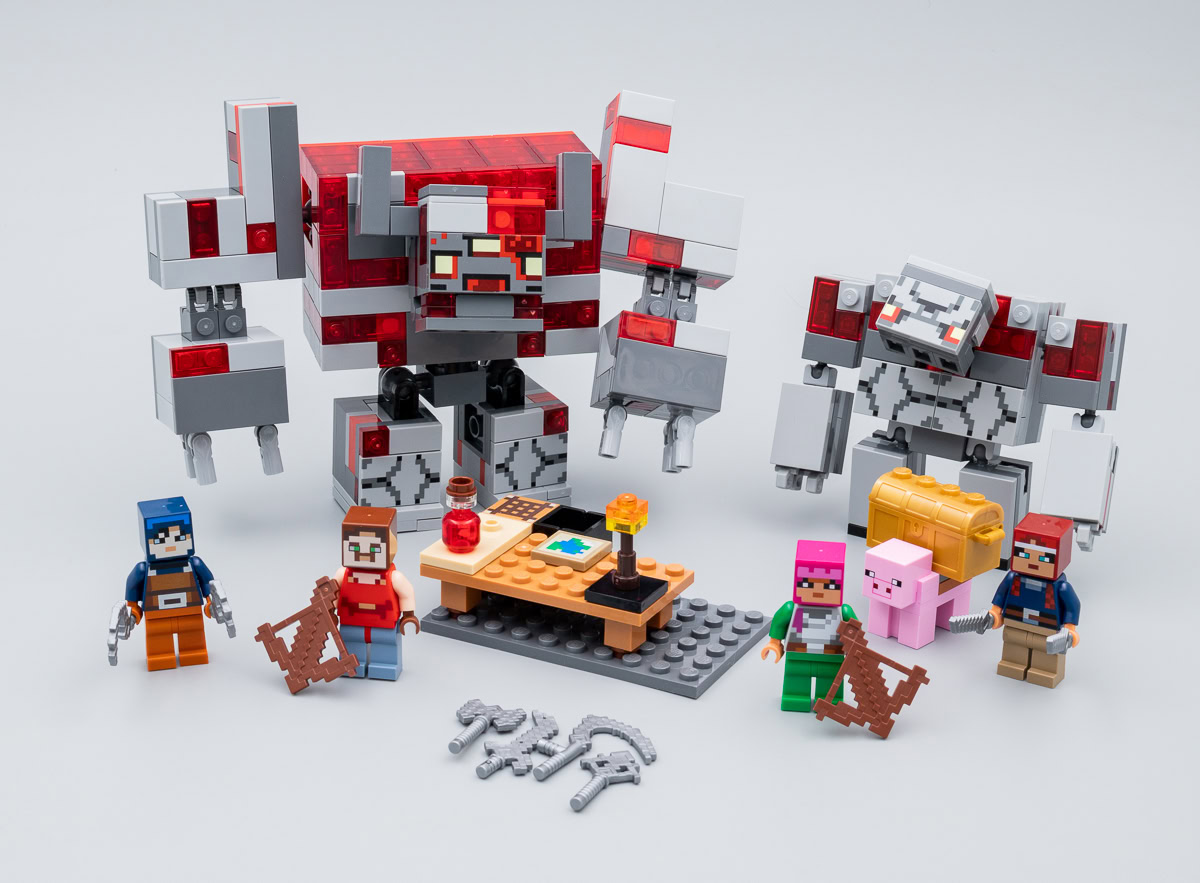 Très vite testé : LEGO Minecraft Dungeons 21163 The Redstone Battle ...