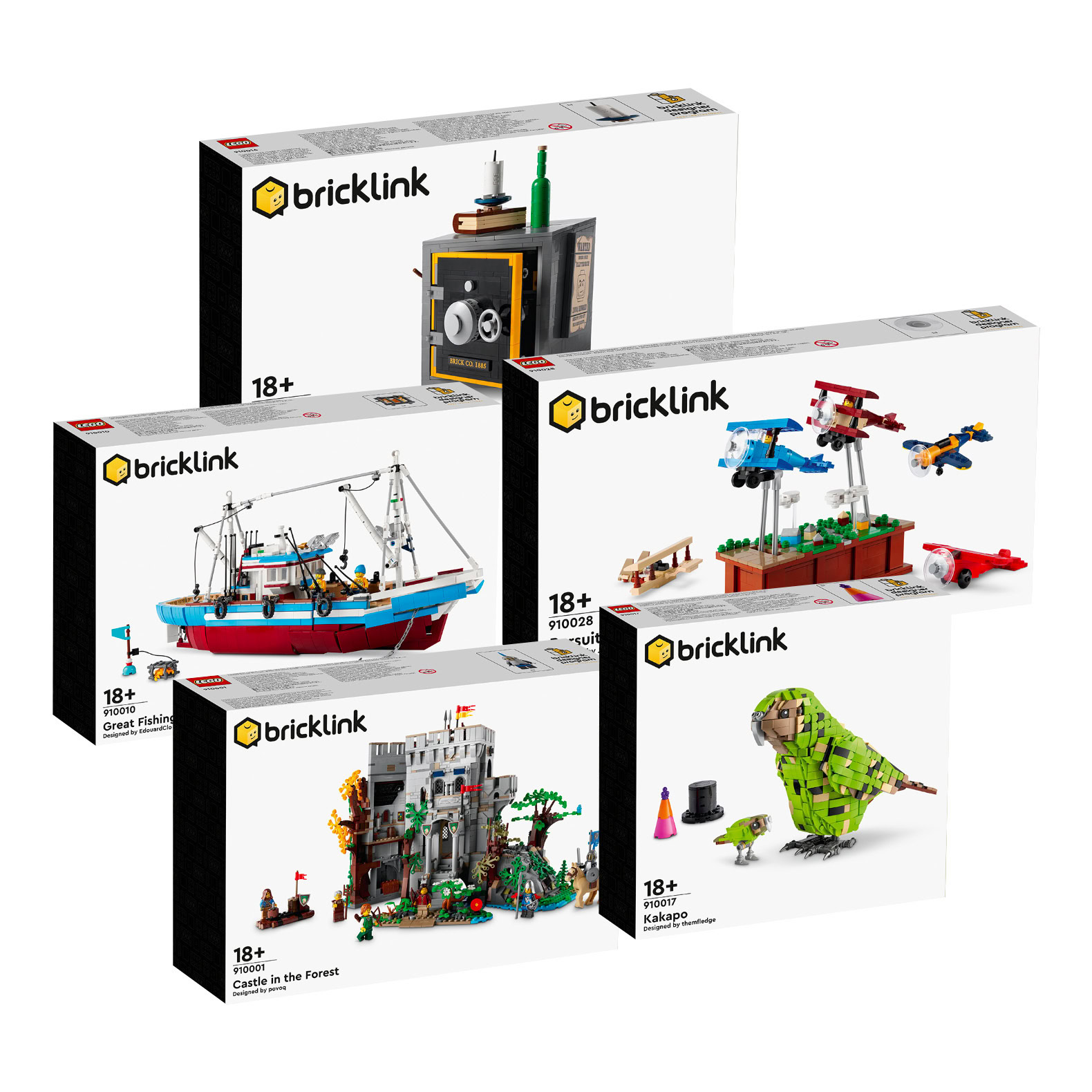 LEGO Bricklink Designer Program 2021 : les instructions des cinq ...