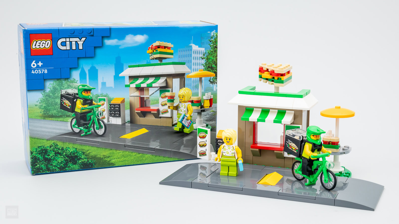 Sur le Shop LEGO : le set LEGO CITY 40578 Sandwich Shop est offert dès ...