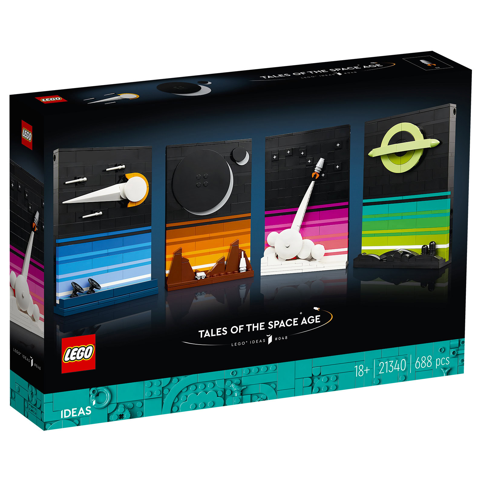 LEGO IDEAS 21340 Tales of the Space Age : le set est en ligne sur le ...