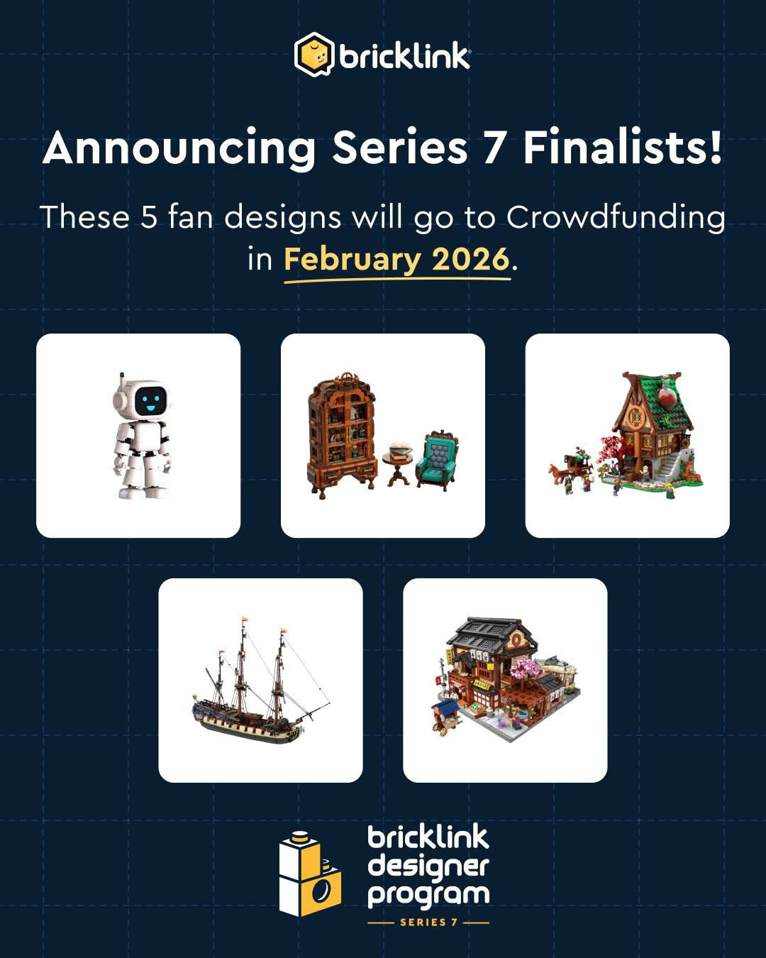 LEGO Bricklink Designer Program Series 7 : les cinq finalistes sont ...