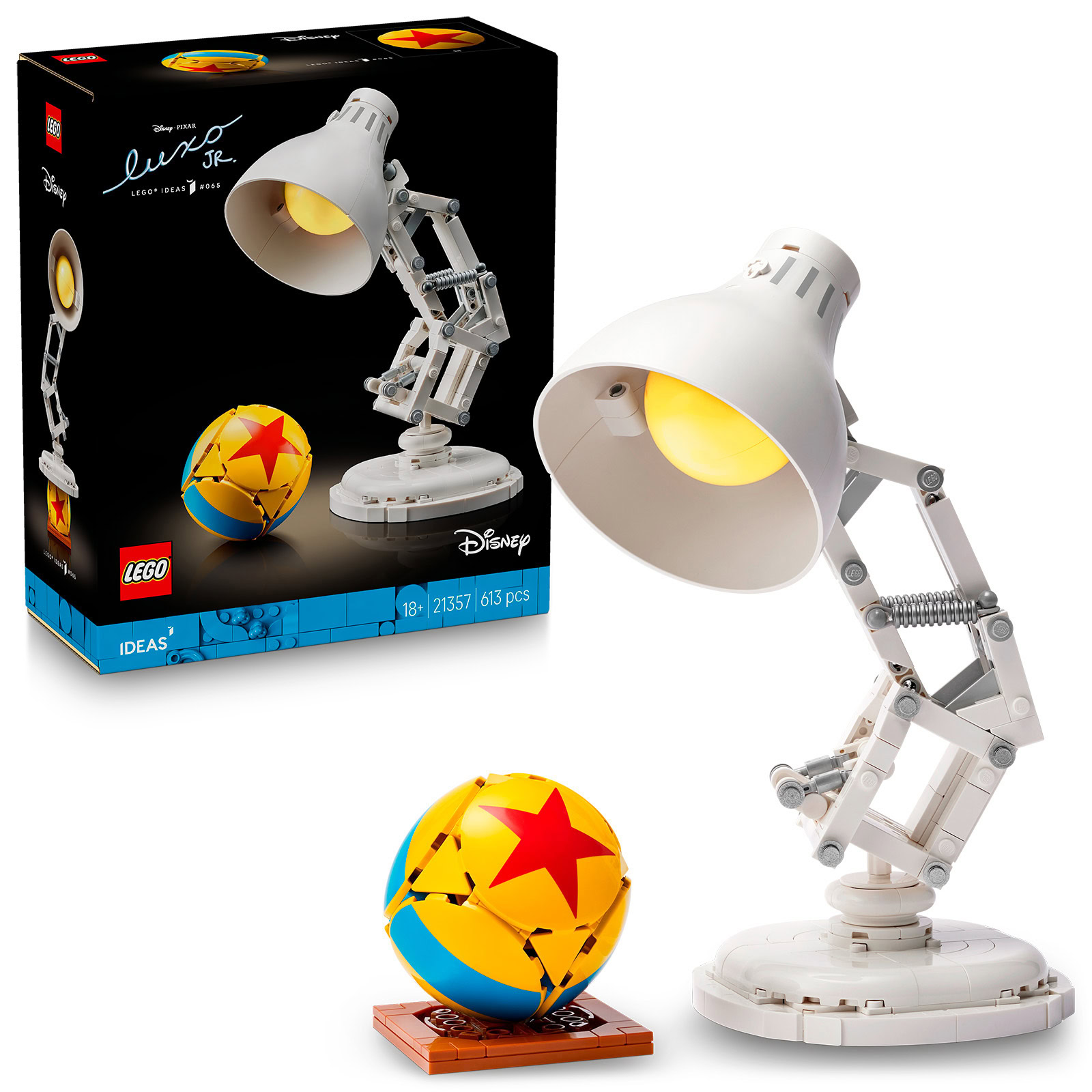 Nouveauté LEGO IDEAS 2025 : le set 21357 Disney Pixar Luxo Jr. est en ...
