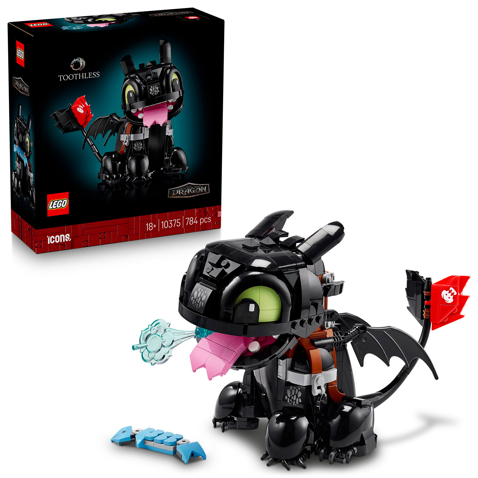 LEGO ICONS 10375 How to Train Your Dragon: Toothless : le set est en ...