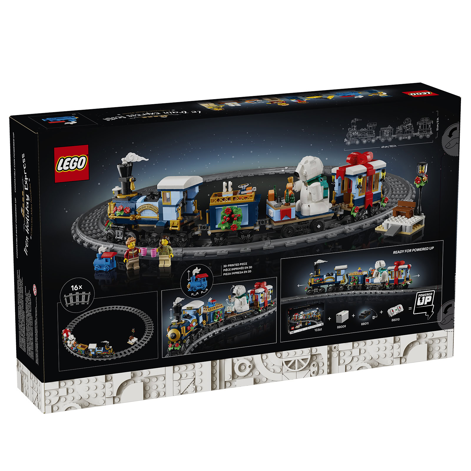 New LEGO ICONS 2025: the 10361 Holiday Express Train set is online in ...