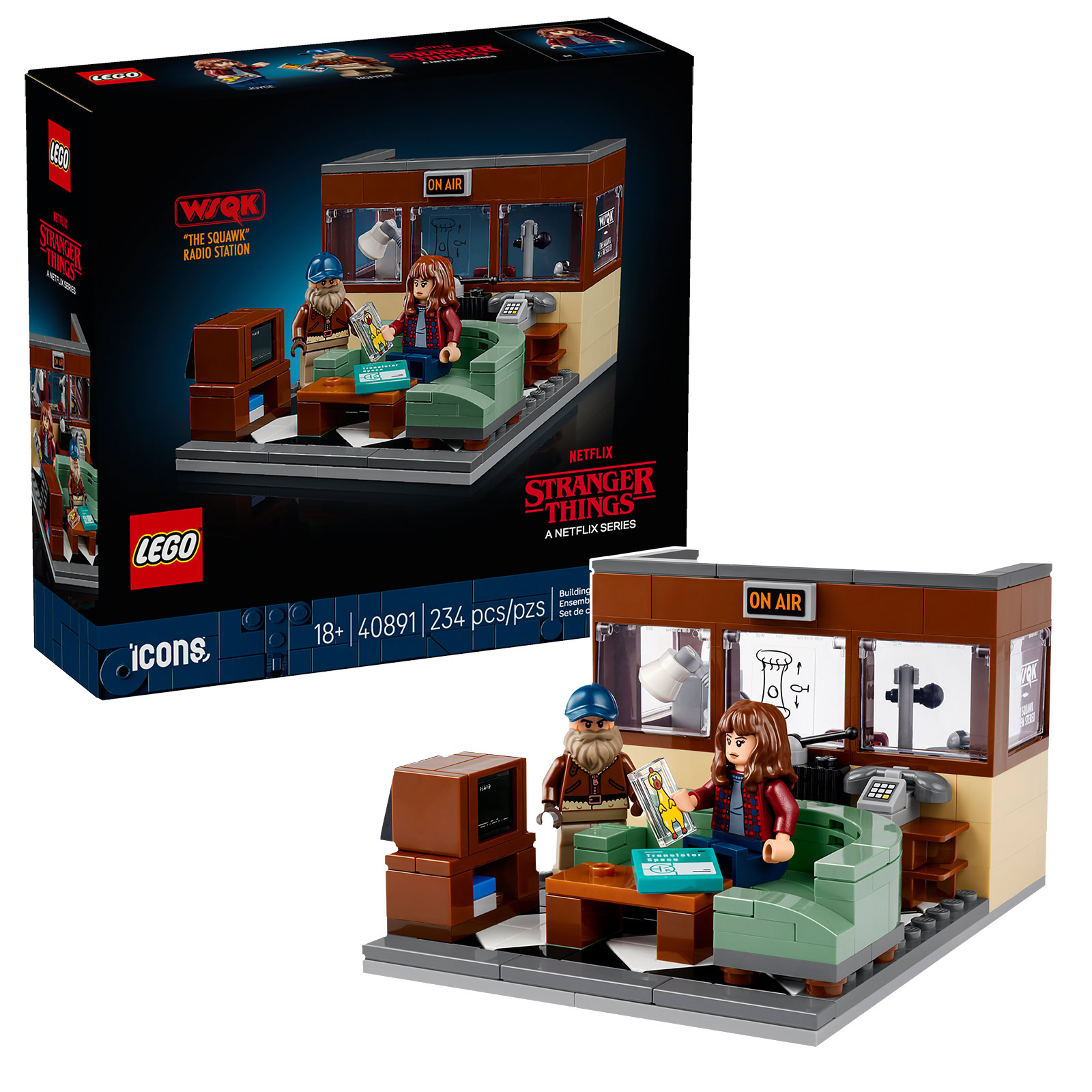 On the LEGO Shop: the promotional LEGO ICONS set 40891 Stranger Things ...