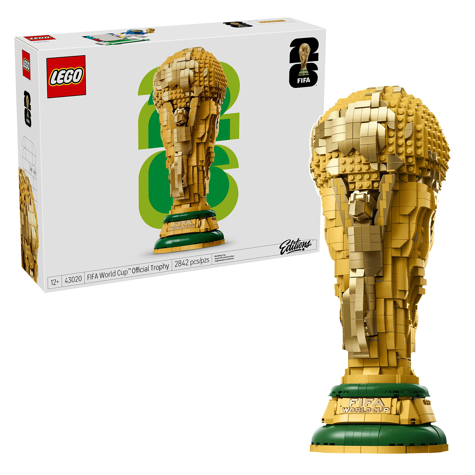 Nouveauté LEGO Editions 2026 : 43020 FIFA World Cup Official Trophy ...