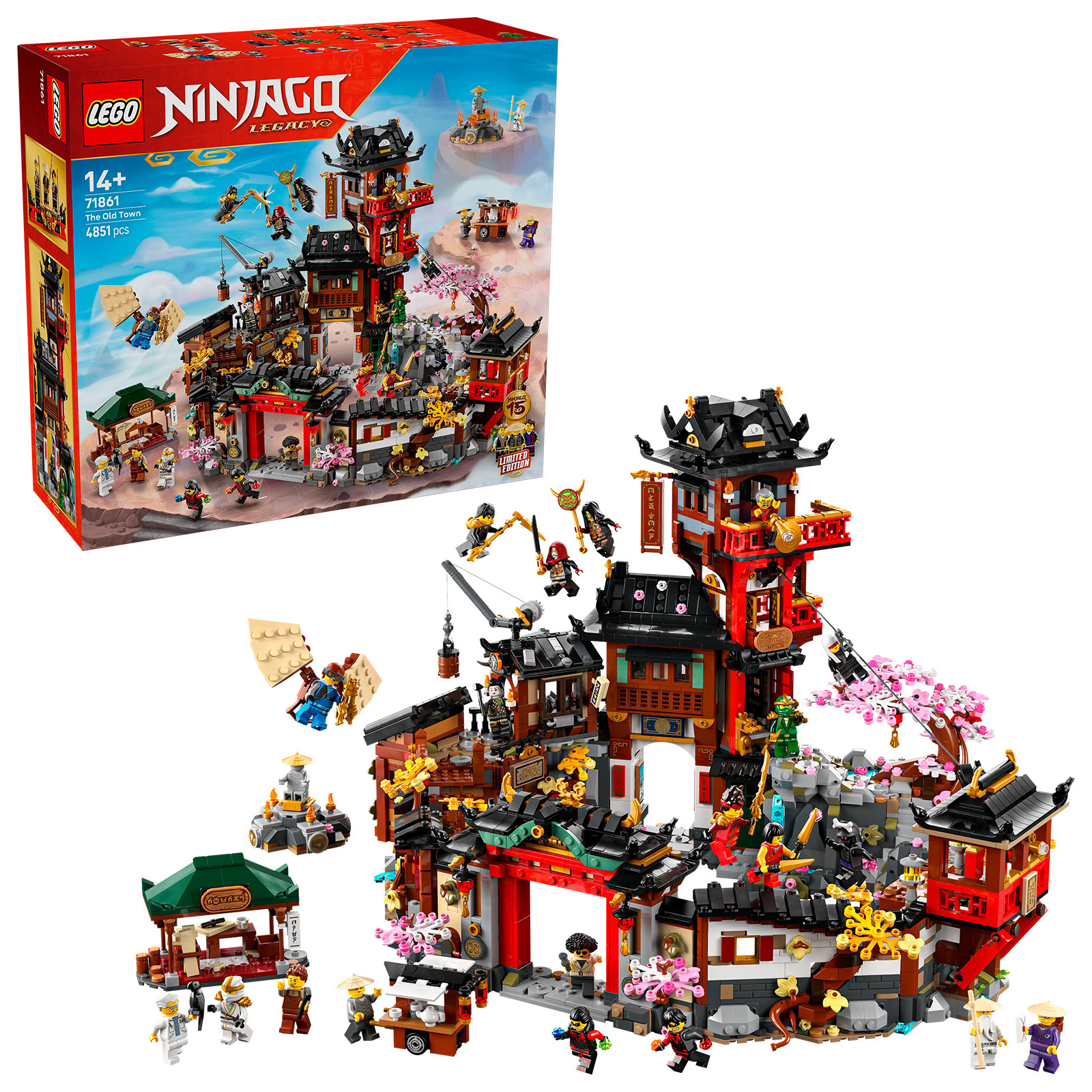New LEGO NINJAGO 2026 set: 71861 The Old Town 15th Anniversary is now ...