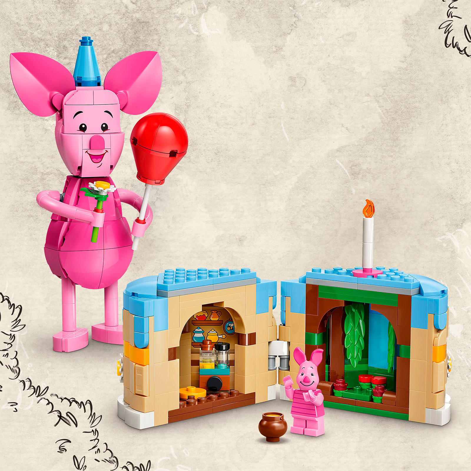 New LEGO Disney 2026 releases: 43300 Winnie the Pooh & 43305 Piglet's ...