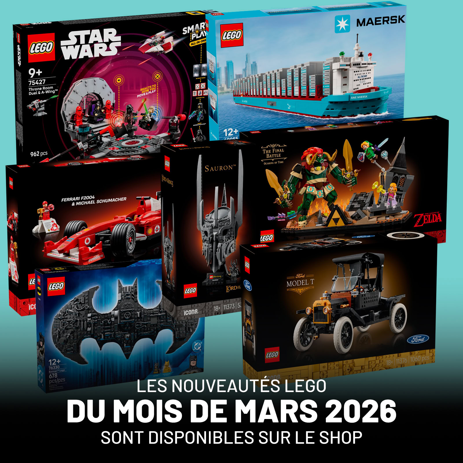 Sur le Shop LEGO : les nouveautés de mars 2026 sont disponibles - HOTH ...