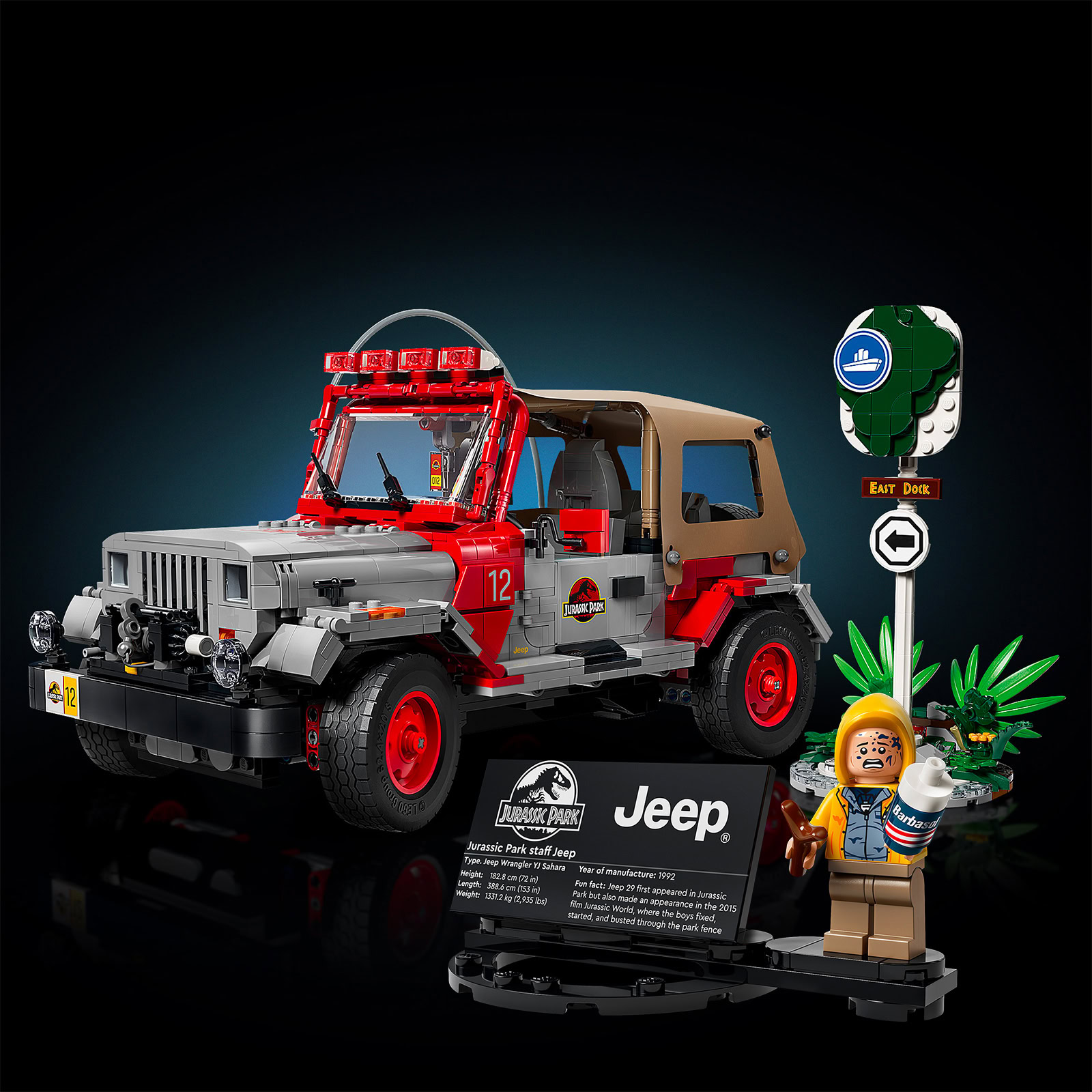 Nouveauté LEGO Jurassic World 2026 : 77984 Jurassic Park Jeep Wrangler ...